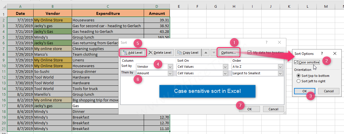 How to Sort Data in Excel – OfficeTuto
