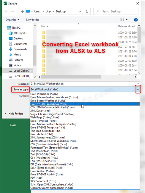 What Is The Difference Between XLS And XLSX OfficeTuto