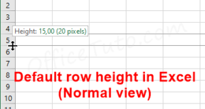 All About Columns, Rows and Cells in Excel, and How To Manage Them – OfficeTuto