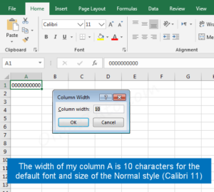 What Are Units of Column Width and Row Height in Excel – OfficeTuto