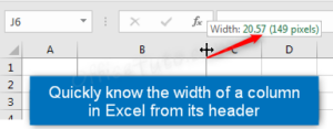 How To Change the Columns Width and Rows Height in Excel – OfficeTuto