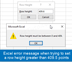 How To Change the Columns Width and Rows Height in Excel – OfficeTuto