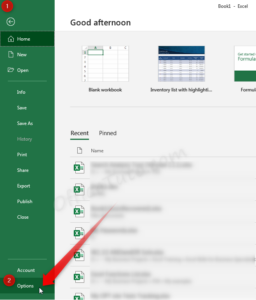 Excel Options, Setting Them up and Enabling Them if Missing – OfficeTuto